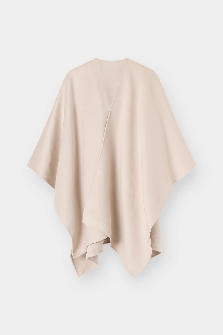 THE CASHMERE CAPE - BONE – THE CURATED