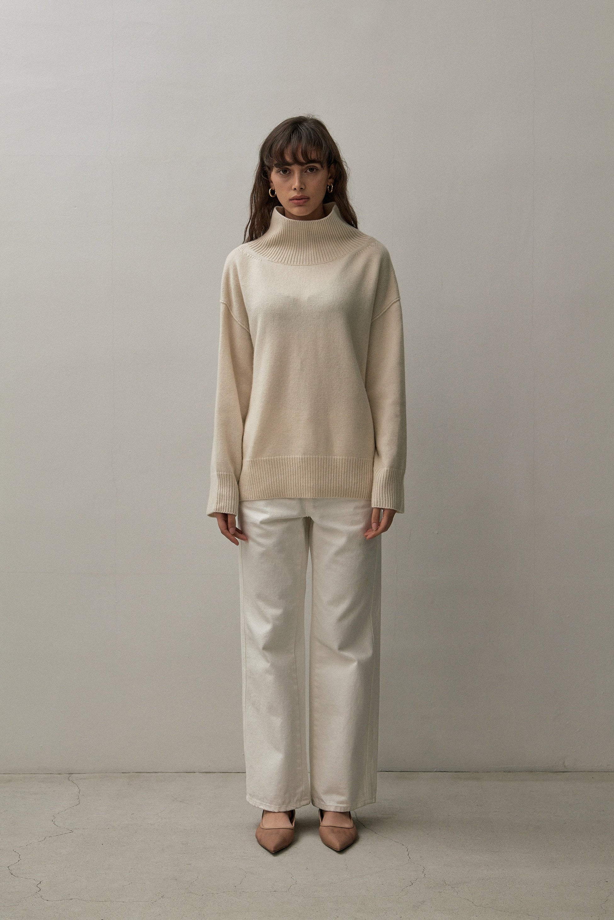 THE CLASSIC TURTLENECK - ECO WHITE – THE CURATED
